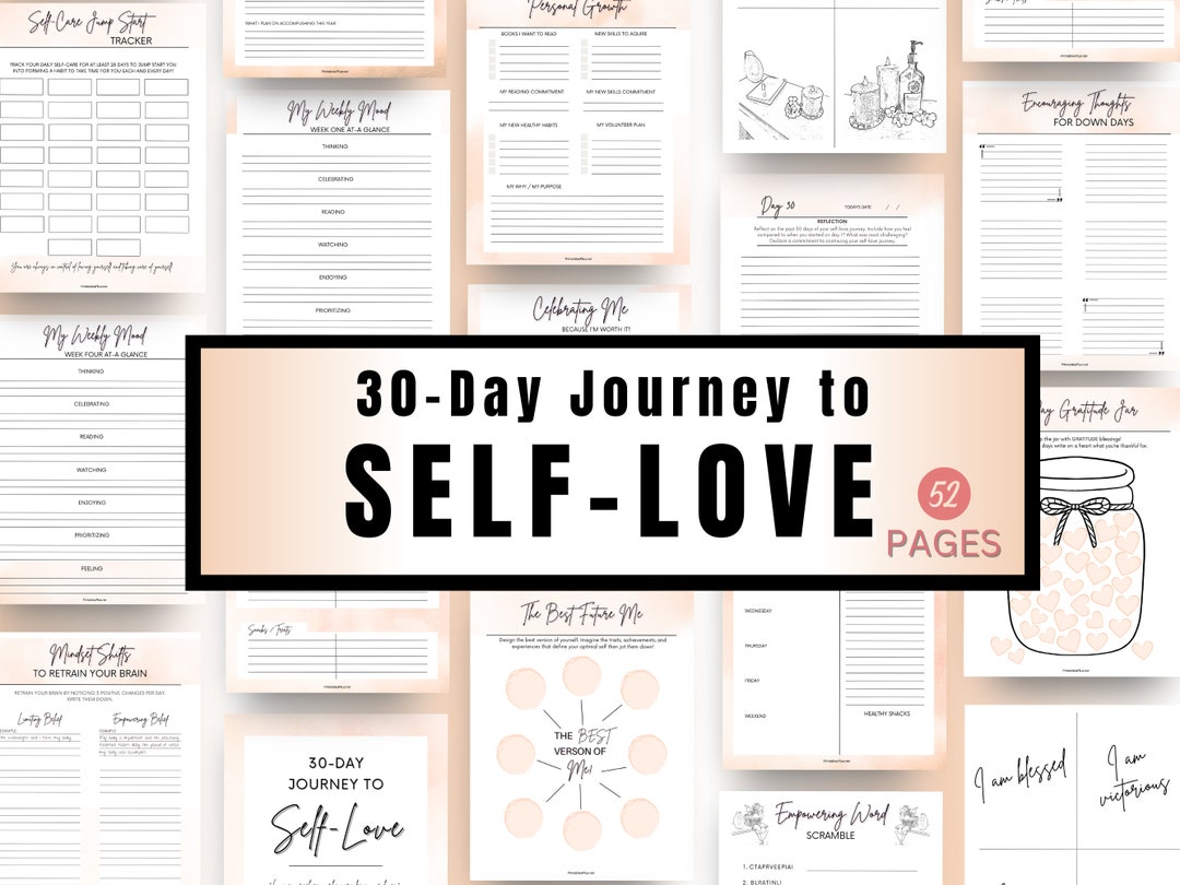 30 Day Self Love Challenge - Etsy