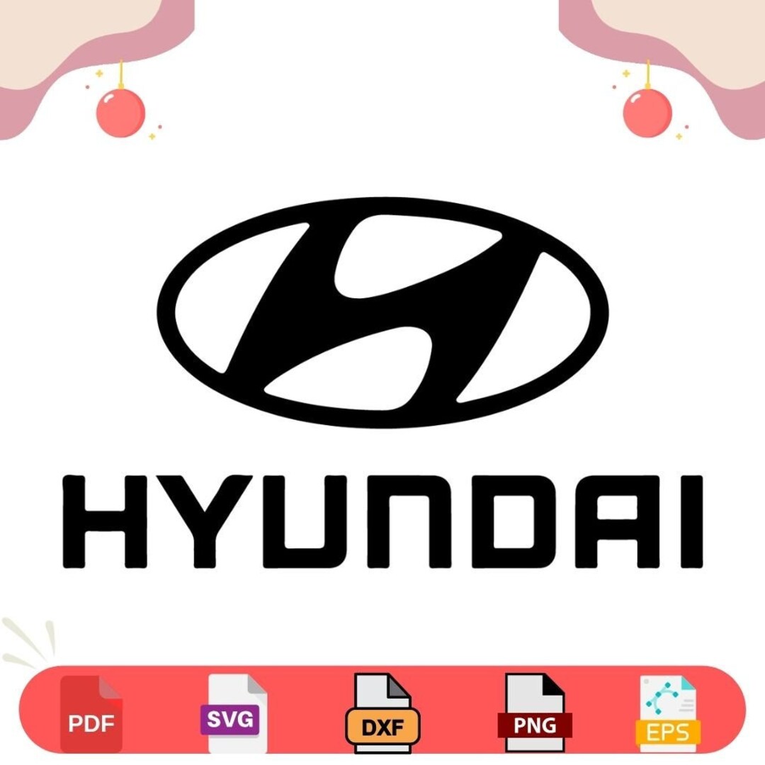 Hyundai Svg Png Dxf Cricut File, Svg Bundle, Sticker, Cricut Svg ...