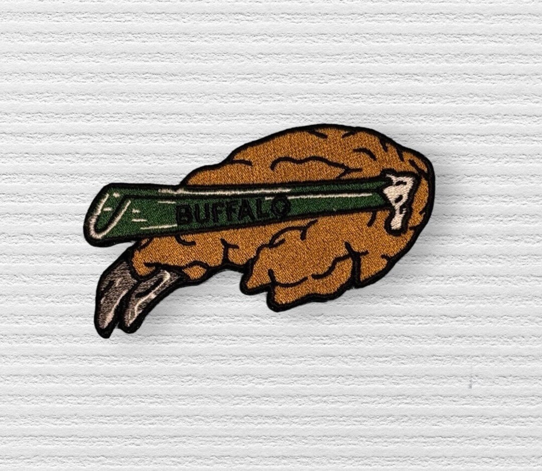 Buffalo Chicken Wing Patch - Etsy