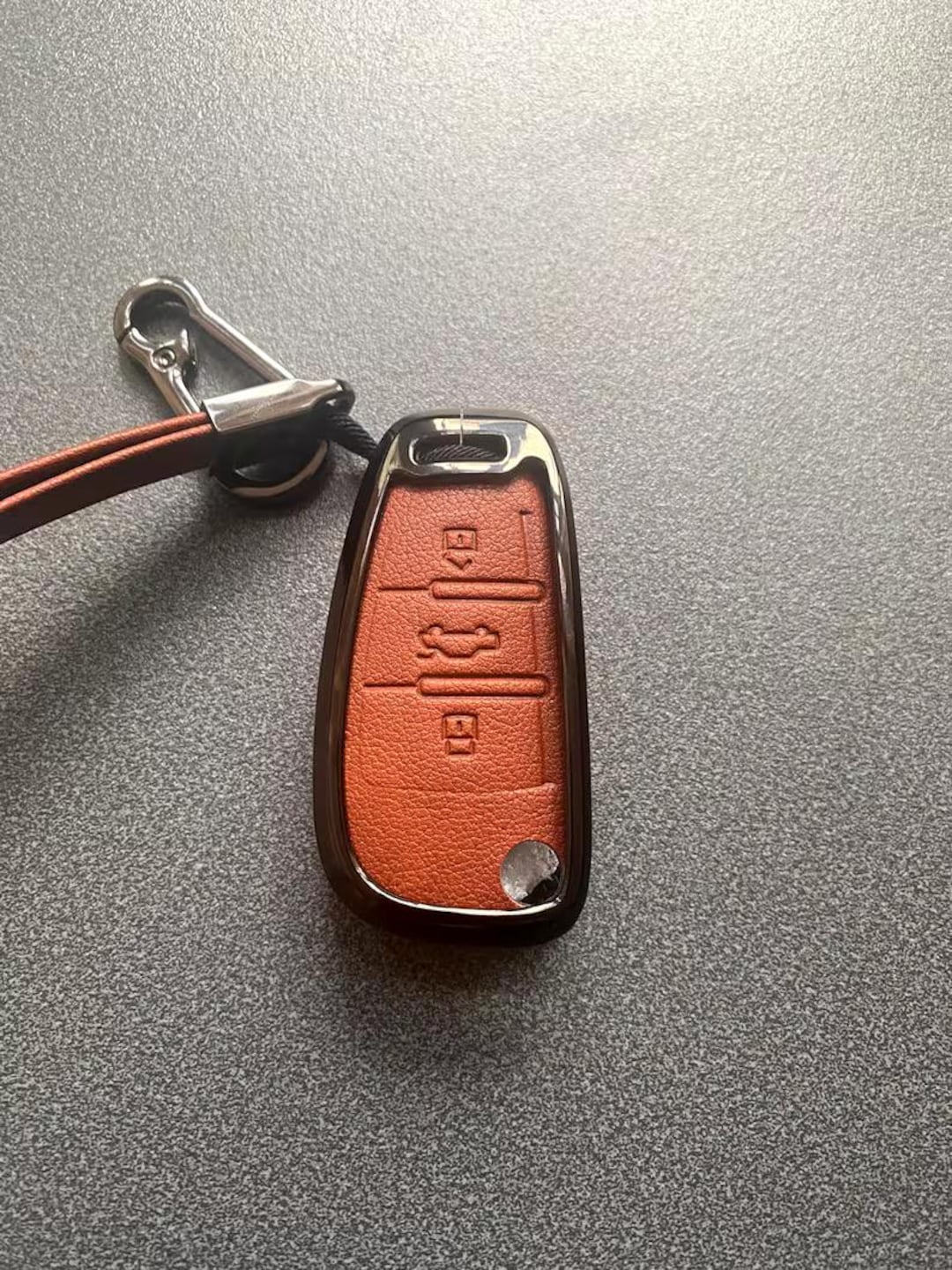 Audi Key Fob Cover With Keychain Leather Full Protection for Audi A4 A5 ...
