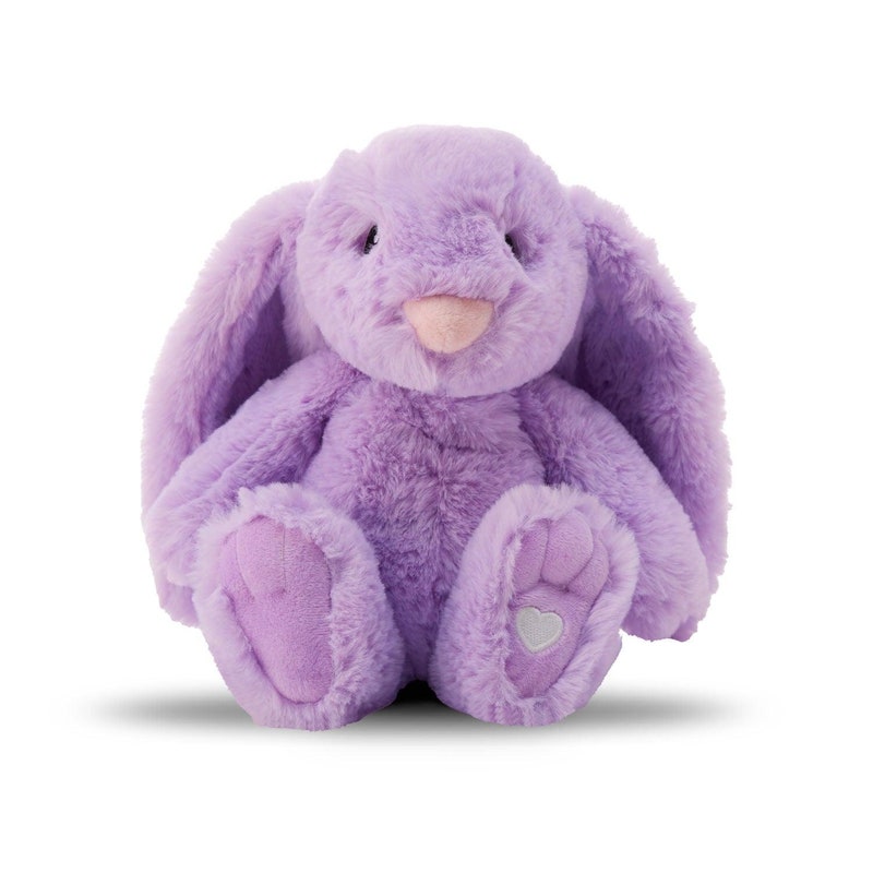 Purple Stuffed Bunny - Etsy