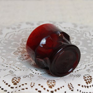 Set of 4 Vintage Royal Ruby Glass Tumblers Anchor Hocking Royal Ruby ...