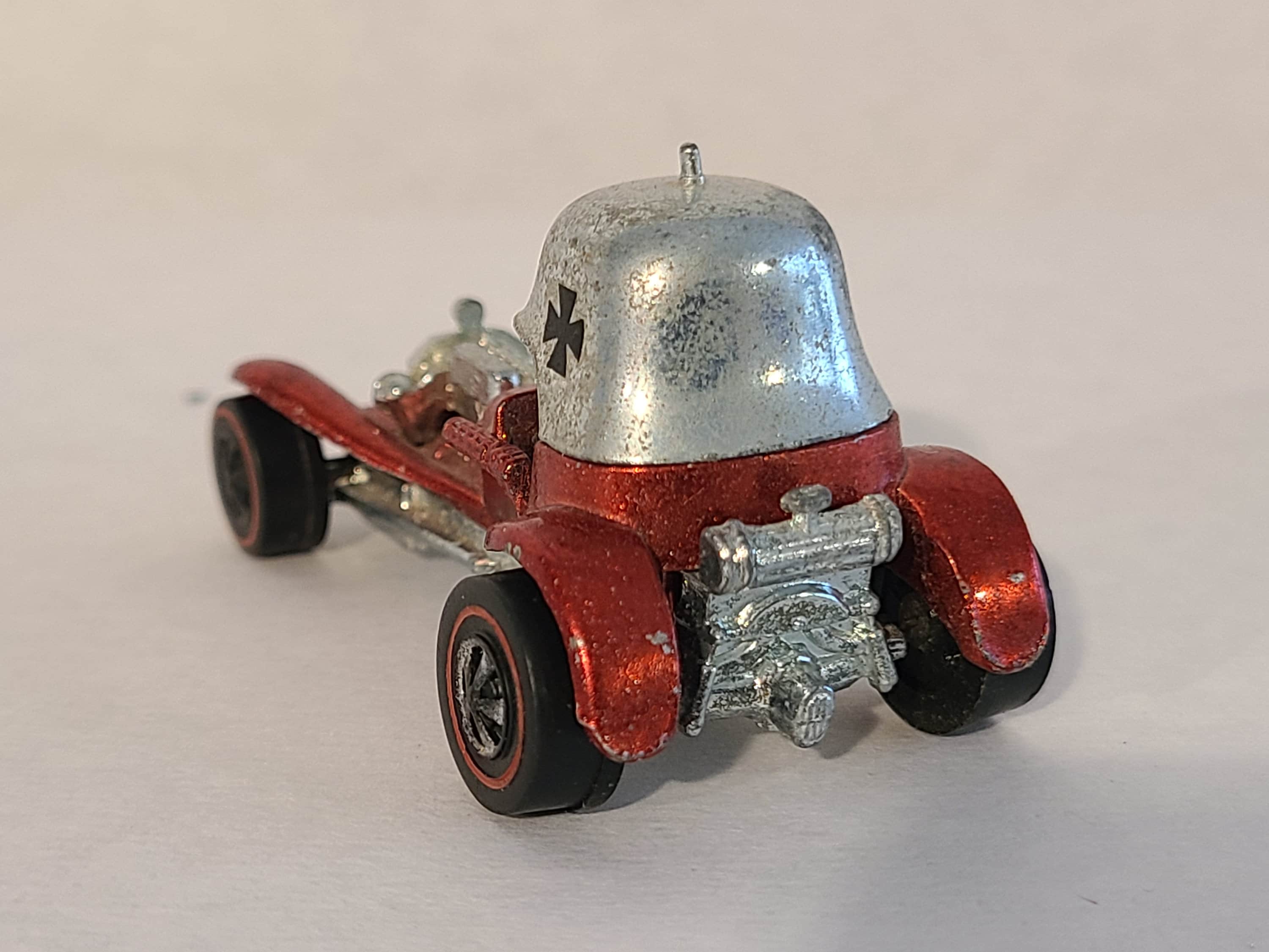 1969 Hot Wheels "red Baron' Vintage Diecast Toy Hot Rod - Etsy