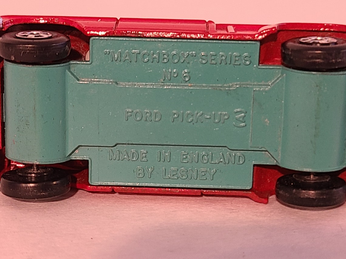 Matchbox #6 Ford Pickup Superfast 1960's Vintage Diecast Truck - Etsy