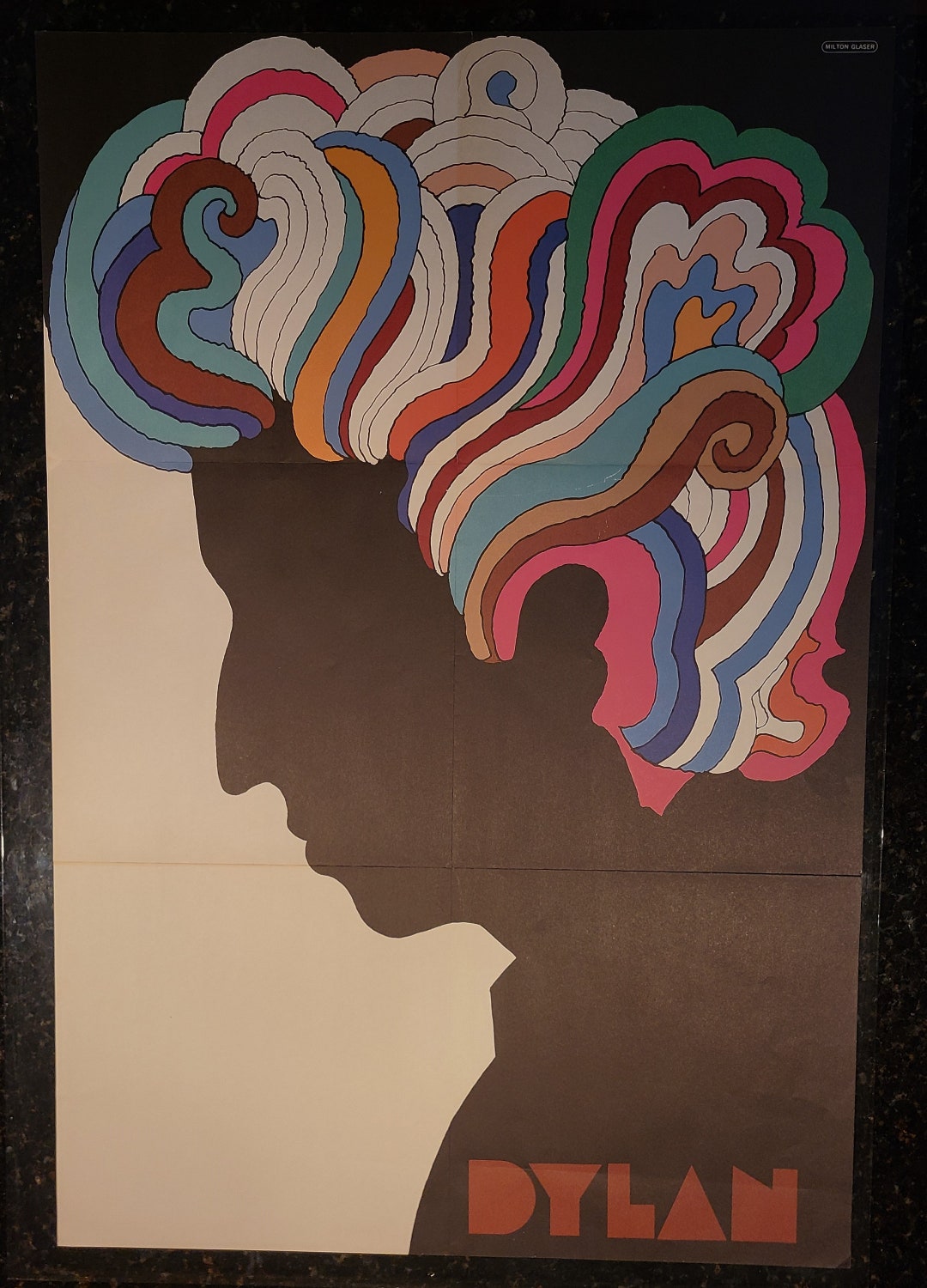Original Bob Dylan Poster by Milton Glasser 1967 Lithograph Print 33" X ...