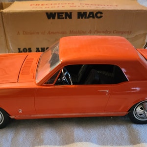 Vintage 1964 Mustang 1/12 Scale Model by Wen Mac Good Condition - Etsy