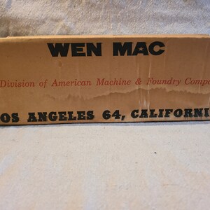 Vintage 1964 Mustang 1/12 Scale Model by Wen Mac Good Condition - Etsy
