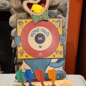 1961 Hanna Barbera Huckle-chuck Carnival Game Complete in Good ...