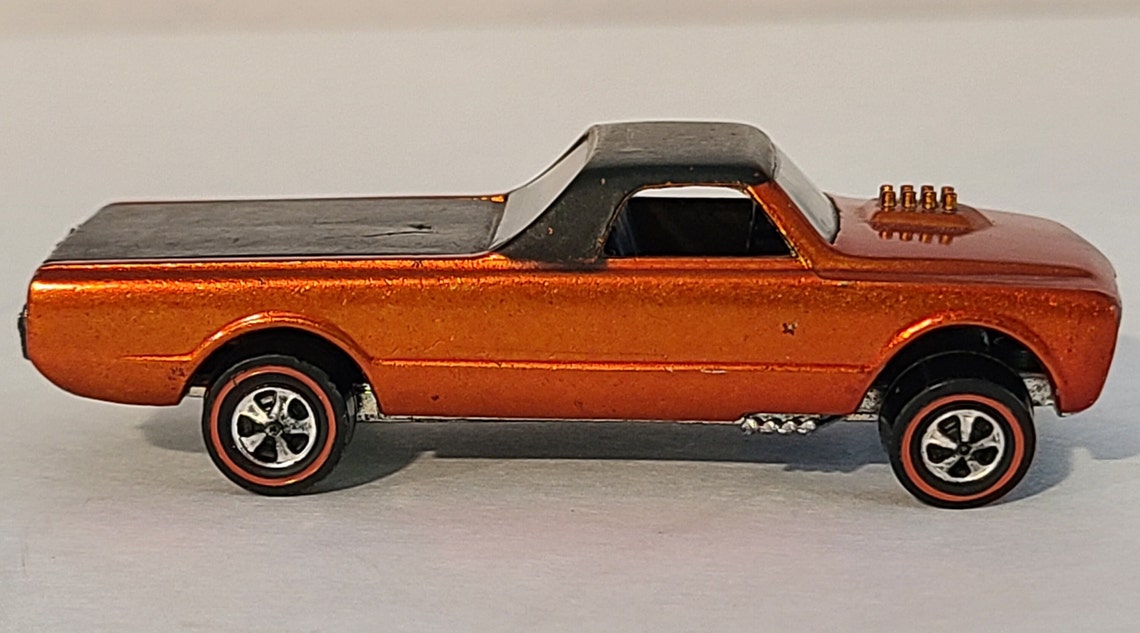1968 Hot Wheels "custom Fleetside" Vintage Diecast Toy Hot Rod - Etsy