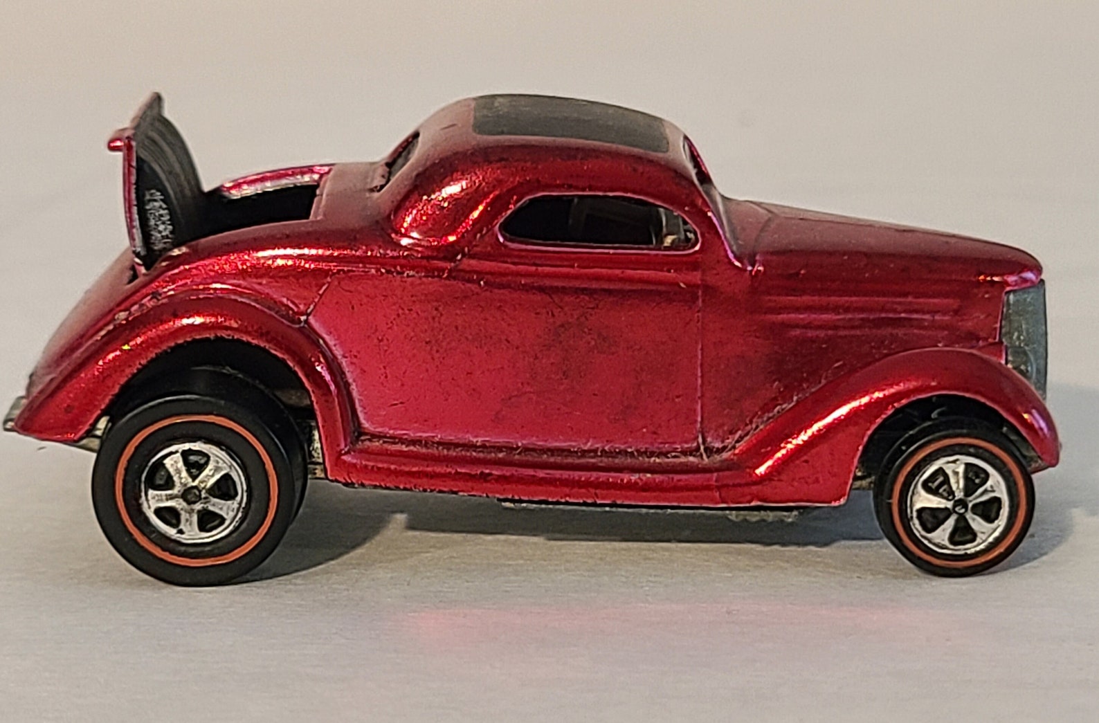 Vintage Hot Wheels From 1969 Classic 36 Ford Coupe Red Line Diecast Toy ...