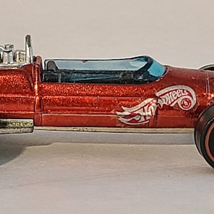 1969 Vintage Hot Wheels brabham Repco F1 Red Line Diecast Red Race Car ...