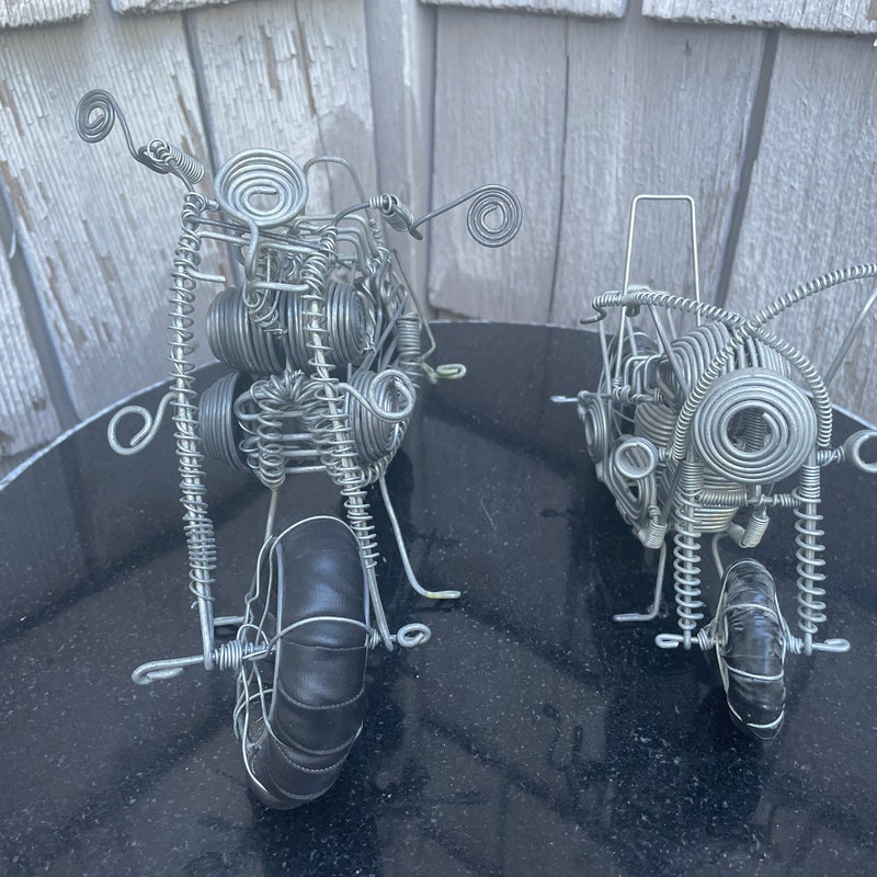 Motorcycle Sculpture - Etsy