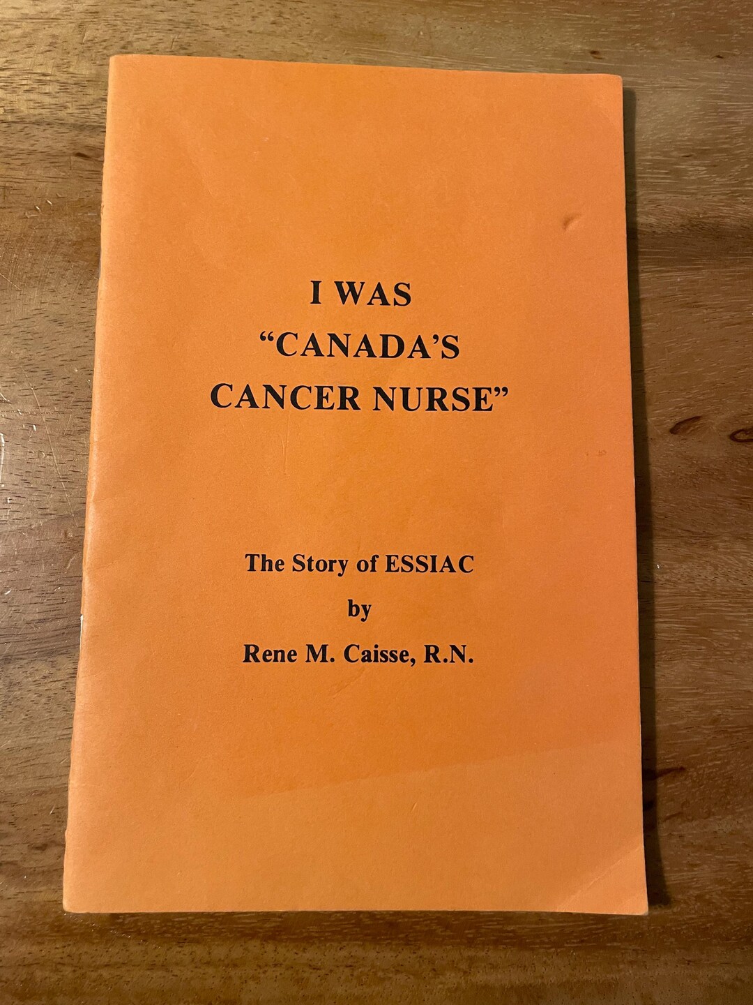 Essiac Story Rene Caisse RN Canadas Cancer Nurse Pamphlet Vintage - Etsy