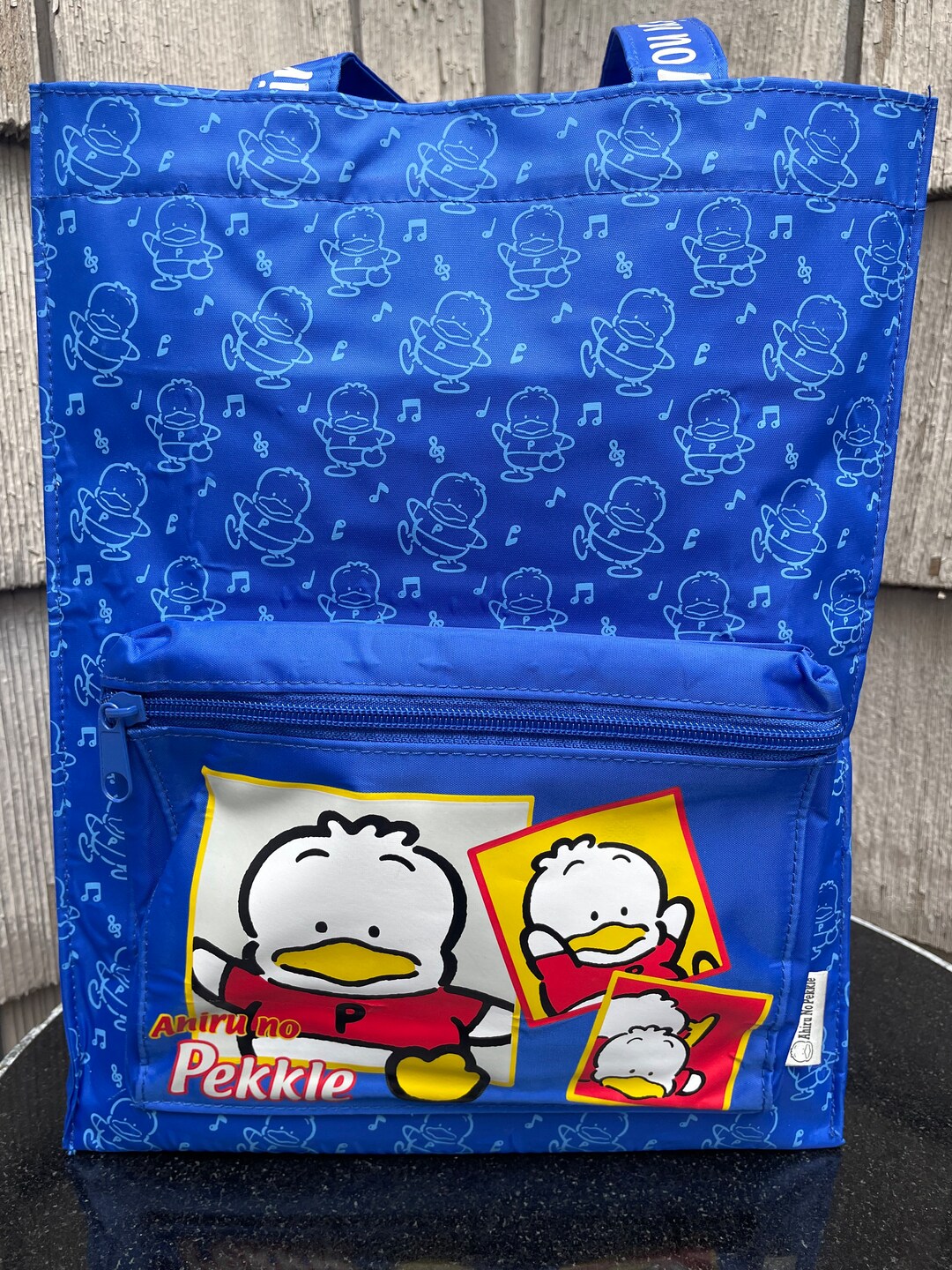 Ahiru No Pekkle Vtg Blue Backpack 2002 Sanrio Colorful Cartoon 12 Tall ...