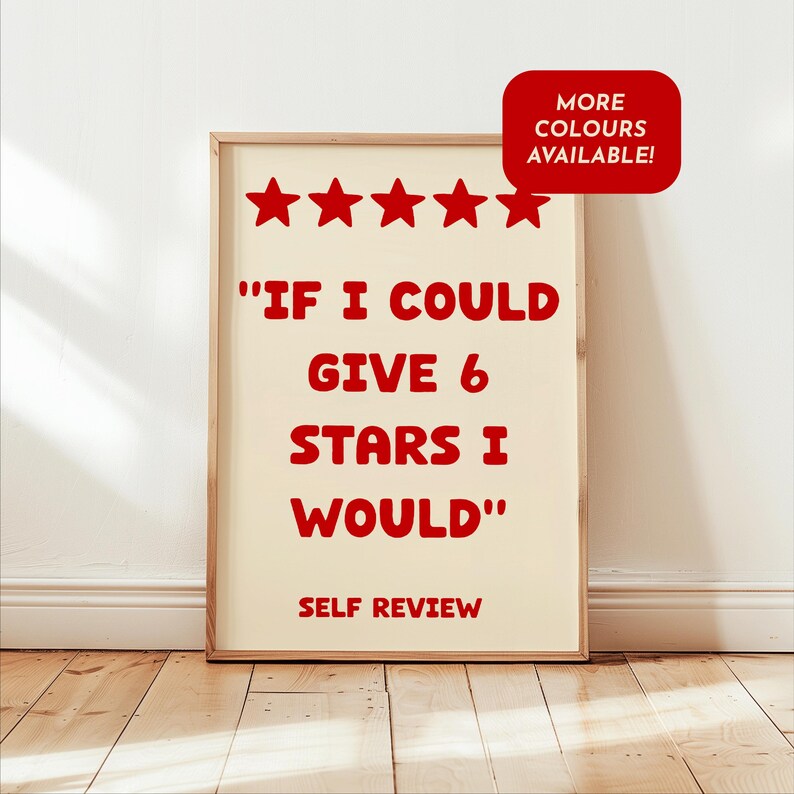 Food Review Wall Art, Review Kitchen Print, Funny Kitchen Poster, Would ...
