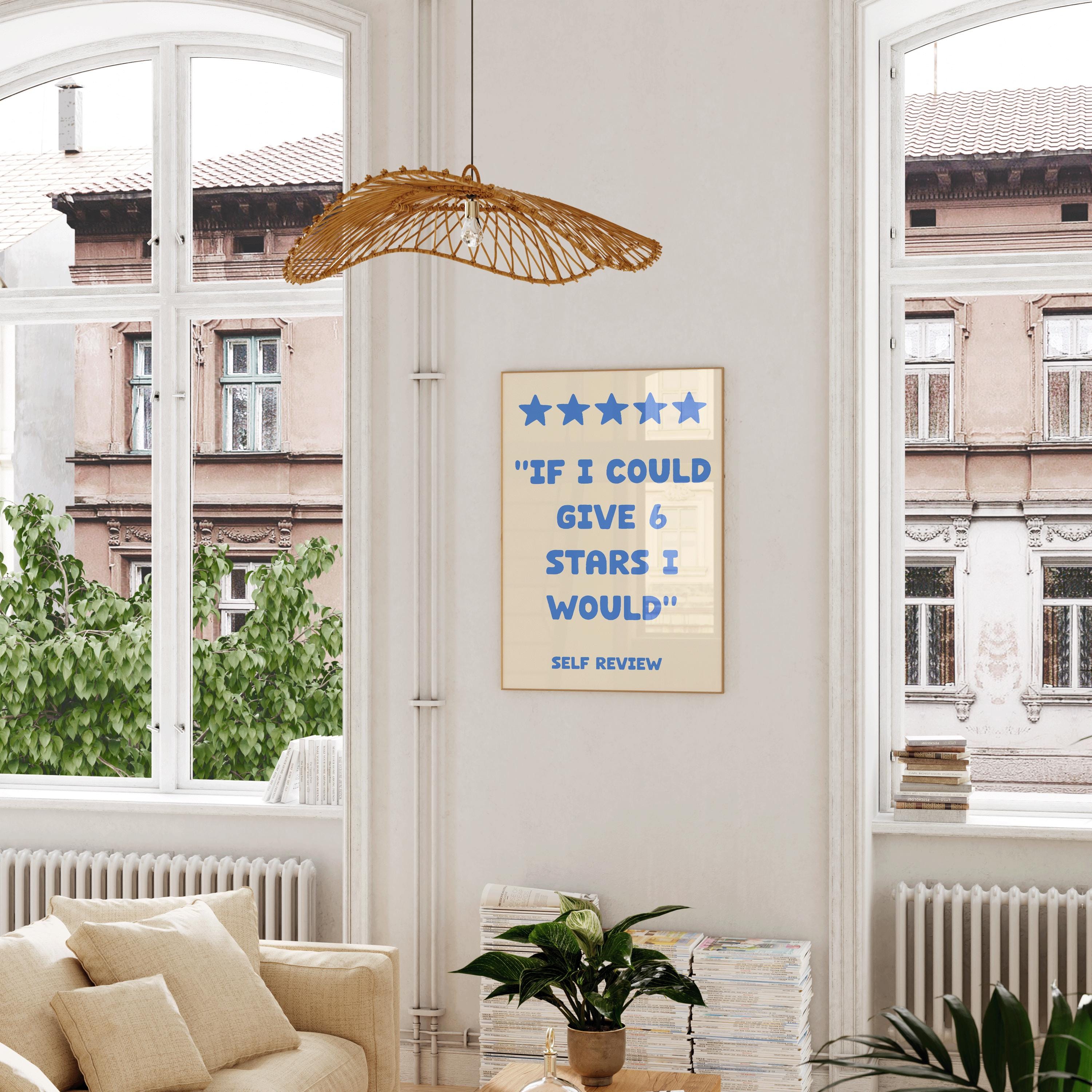 Funny Kitchen Print, 5 Star Food Review Poster - Etsy