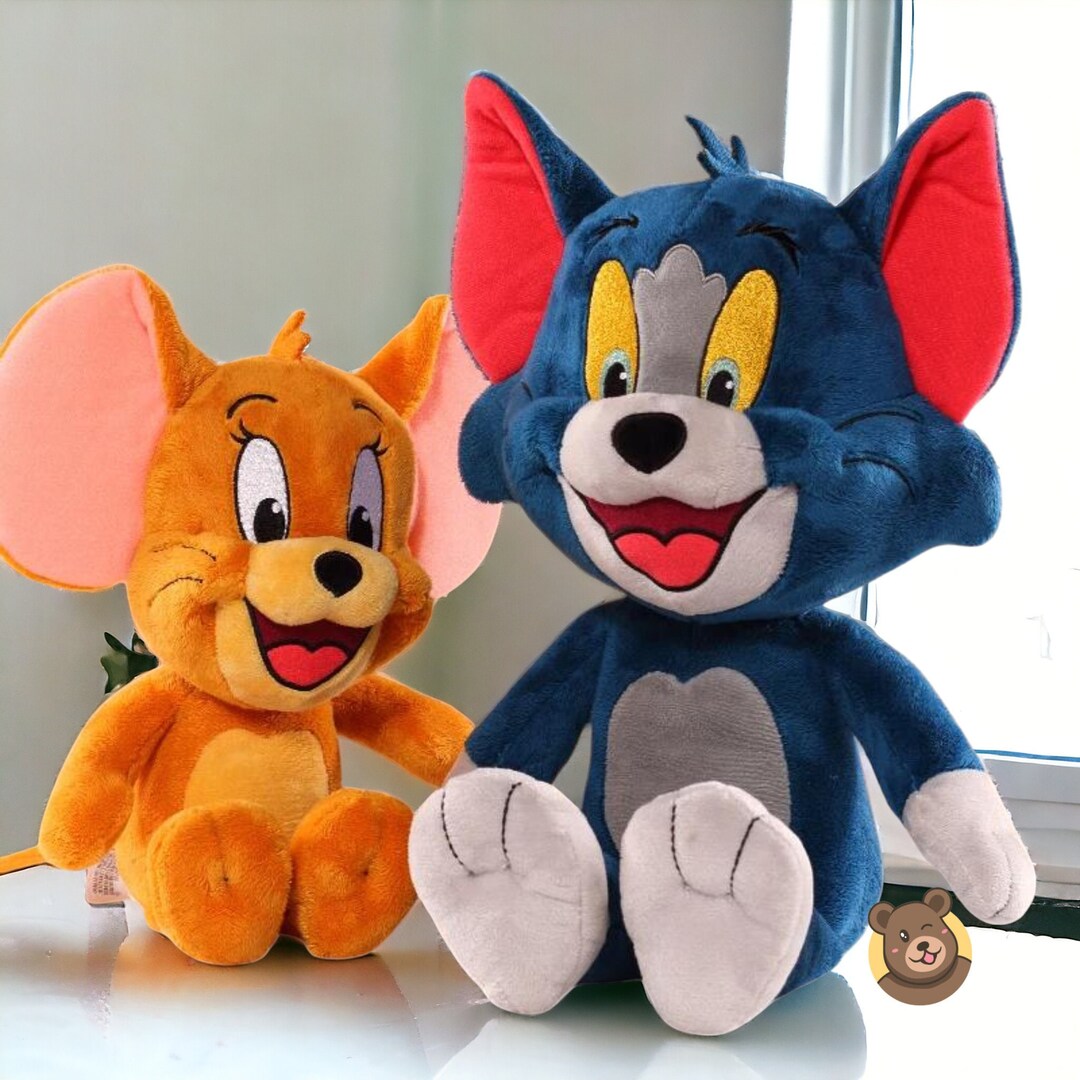 Cute Tom & Jerry Plush Toy, Tom and Jerry Stuffed Animal, Tom the Cat ...