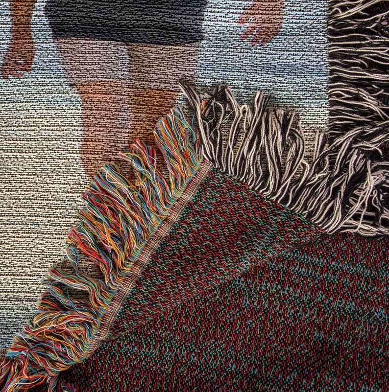 Custom Woven Blanket, Family Photo Tapestry Decoration, Housewarming ...
