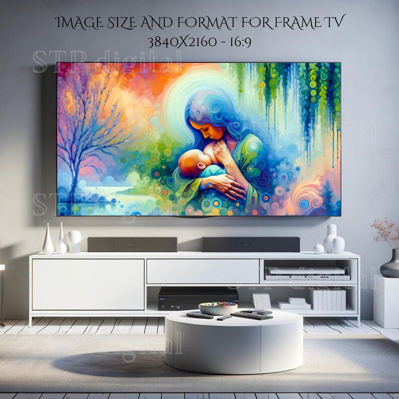 Samsung Frame Tv Art, Midwife Collection, 6 Unique Breastfeeding Mother ...