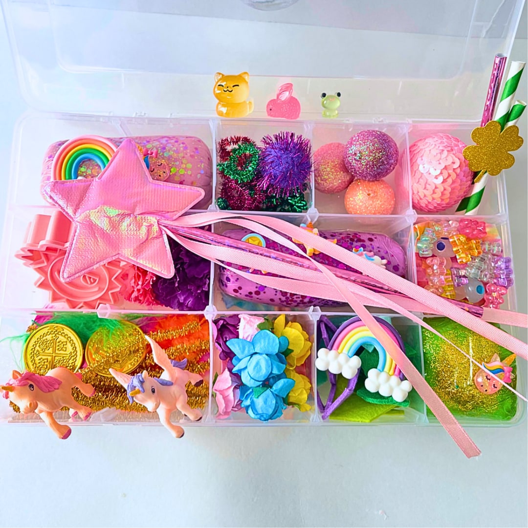 Magical Unicorn World Playdoh Kit, Playdough, Party Birthday Favor. - Etsy