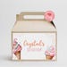 Ice Cream Gable Box Label: Editable Candy Box Template (PDF) - Etsy