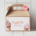 Ice Cream Gable Box Label: Editable Candy Box Template (PDF) - Etsy