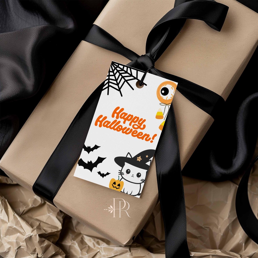 Halloween Favor Tag for Goodie Bags, Instant Download 2 X 3in - Etsy