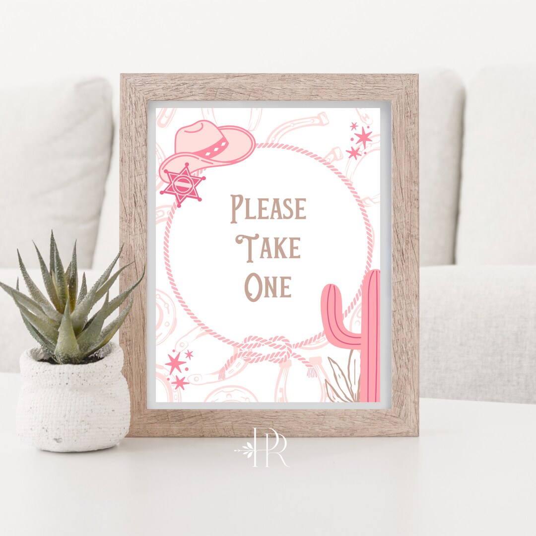 First Rodeo Girl Birthday Table Sign, Editable in Corjl 8in X 10in - Etsy