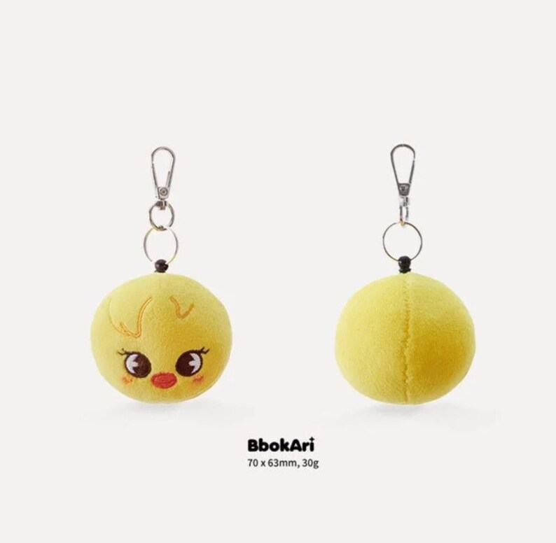 Stray Kids SKZOO Cute Head Big Face Doll Keychain Kpop Leebit - Etsy