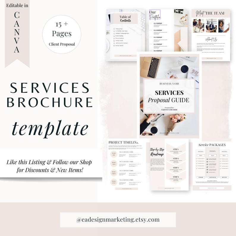 Services Proposal | Proposal of Services | Editable Proposal Template ...
