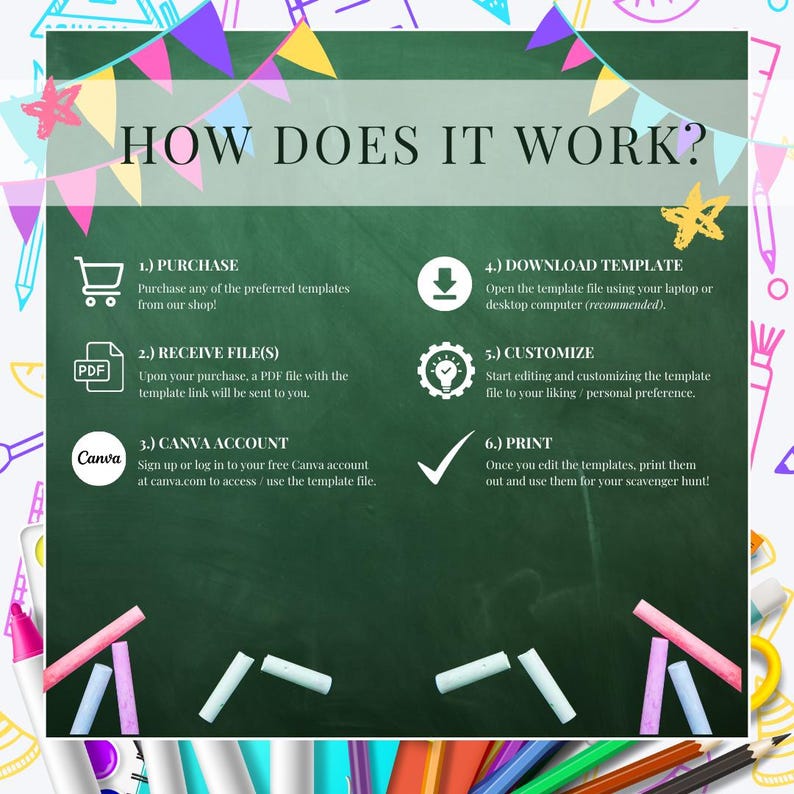 Kids Back to School Scavenger Hunt | Printable Back to School Scavenger ...