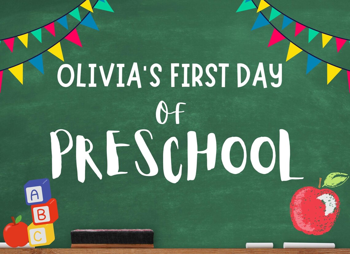 First Day of School Signs Printable | Editable Back to School Signs ...