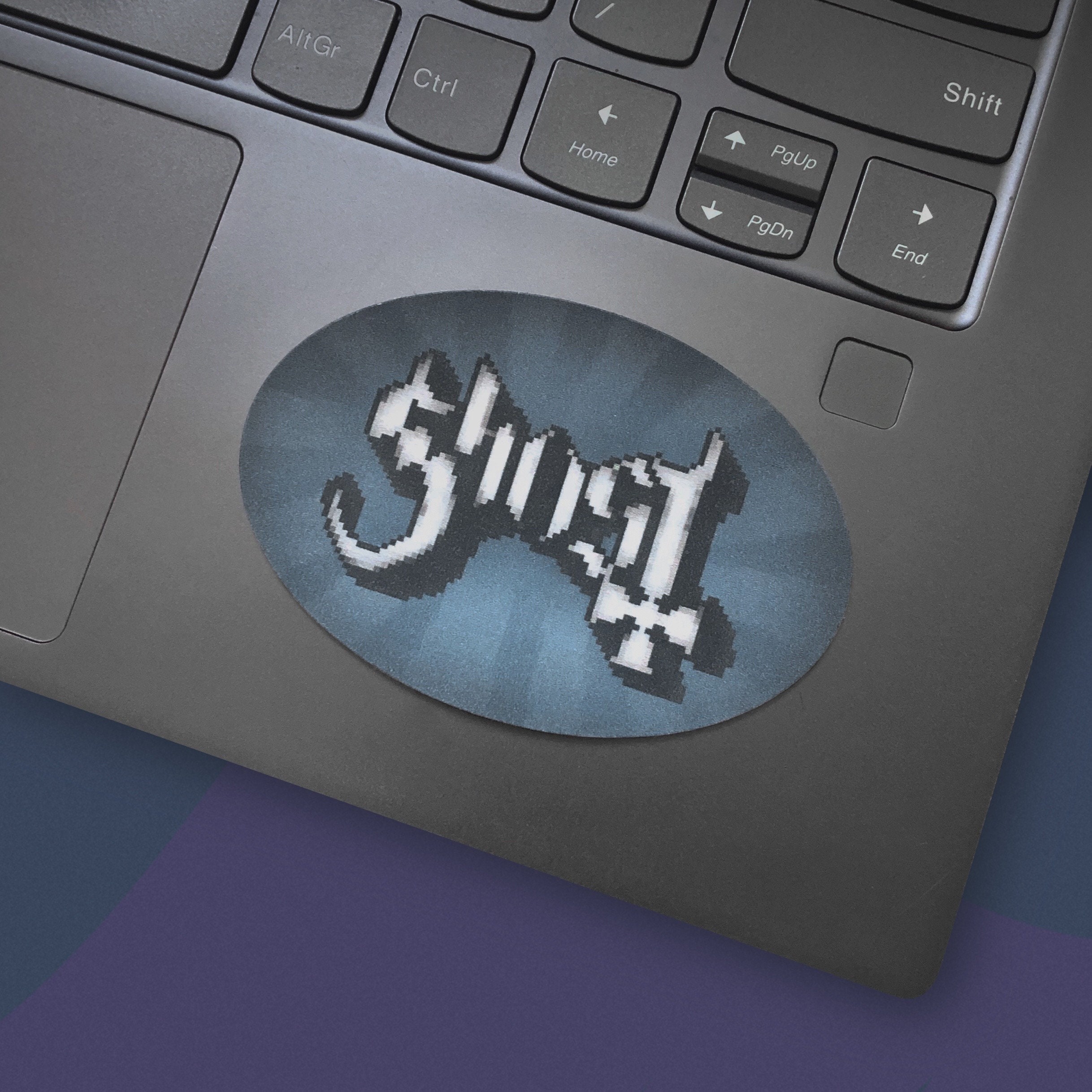 The Band Ghost LOGO Sticker Pixel - Etsy