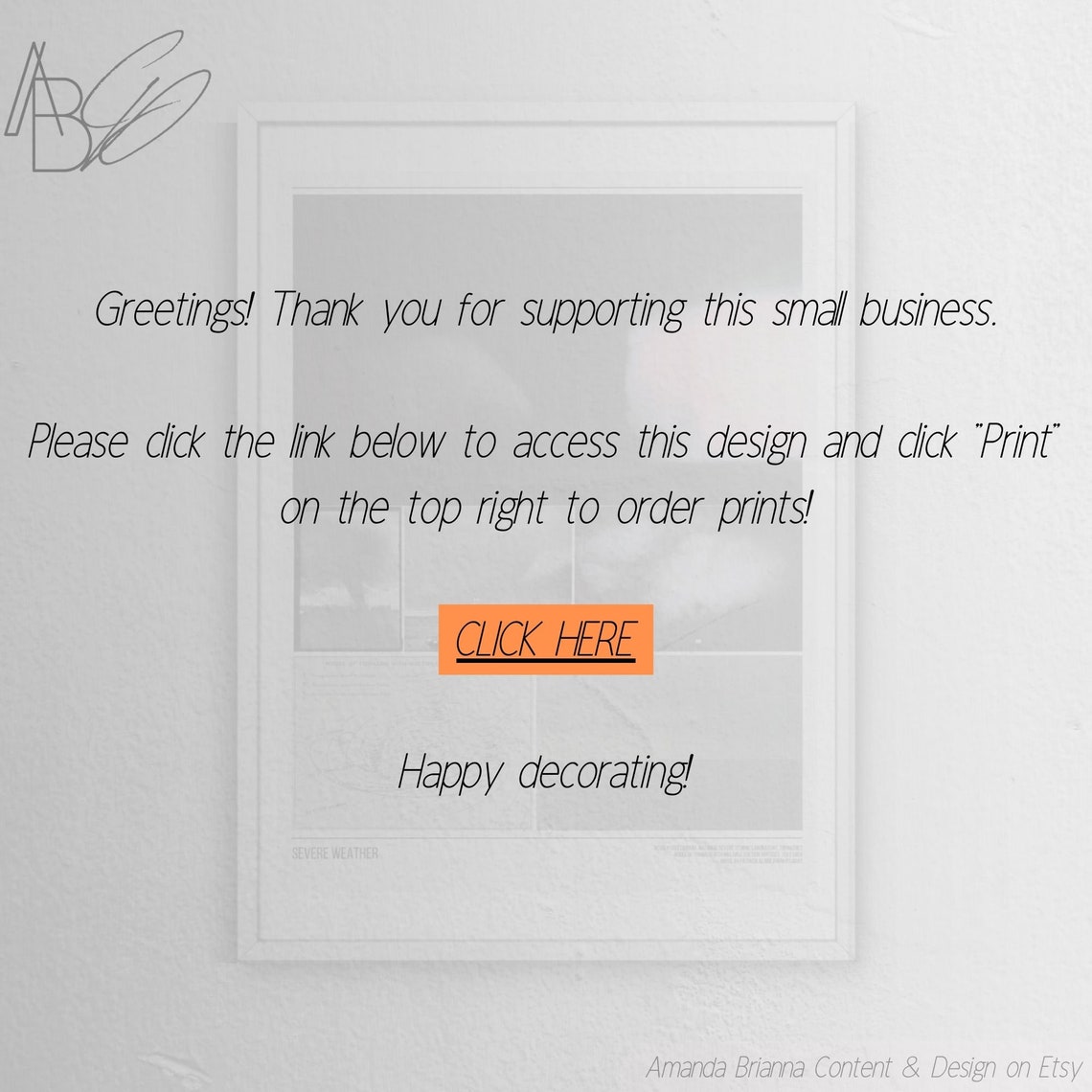 Tornado Severe Weather Printable Wall Art | Digital Download | Vintage ...