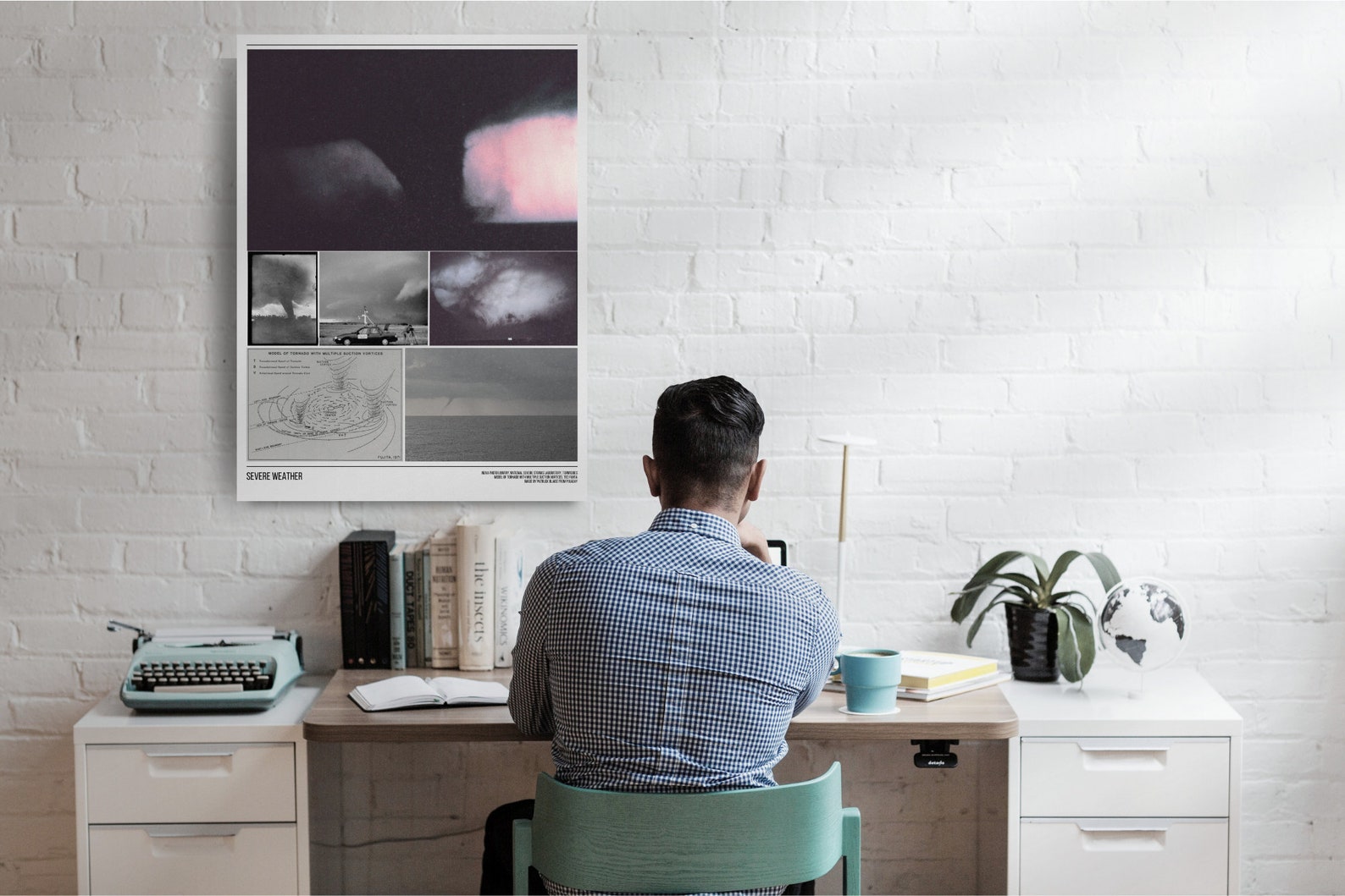 Tornado Severe Weather Printable Wall Art | Digital Download | Vintage ...