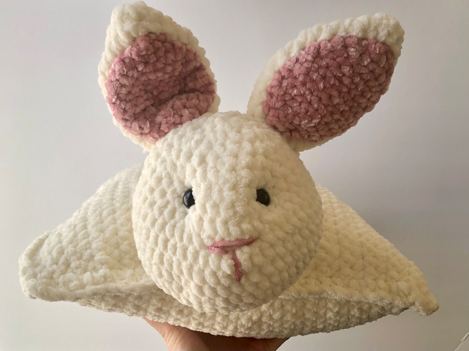 PDF PATTERN. Crochet Bunny Pillow Pet Pattern. Beginner Friendly ...