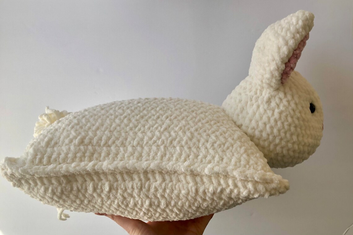 PDF PATTERN. Crochet Bunny Pillow Pet Pattern. Beginner Friendly ...
