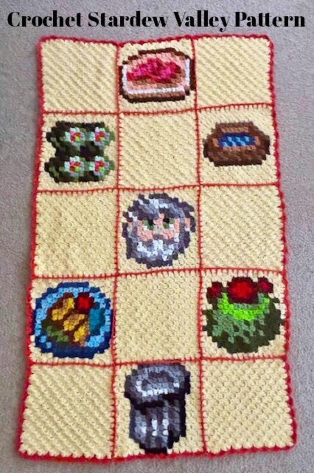 PDF PATTERN. Crochet Stardew Valley Blanket. Corner to Corner Crochet ...