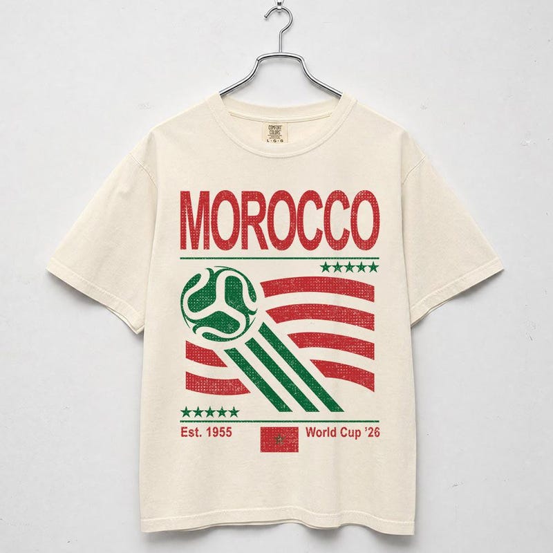 Morocco Jersey Vintage - Etsy