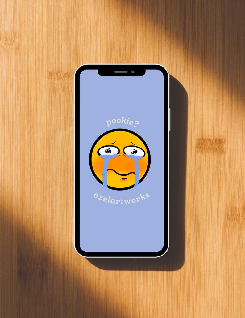 Emoji Wallpaper Crying Emoji Wallpaper Pookie iPhone Lock Screen/home ...