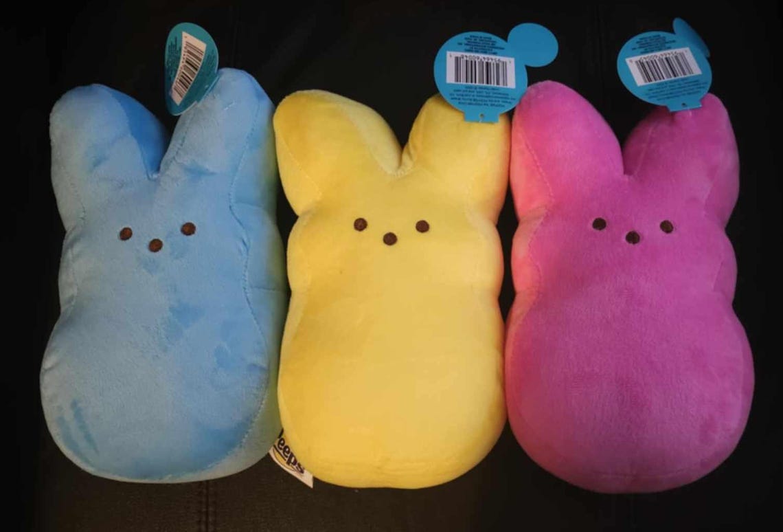 Custom Peep Plush Pillow- Personalized Easter Gift- 10" Personalized ...