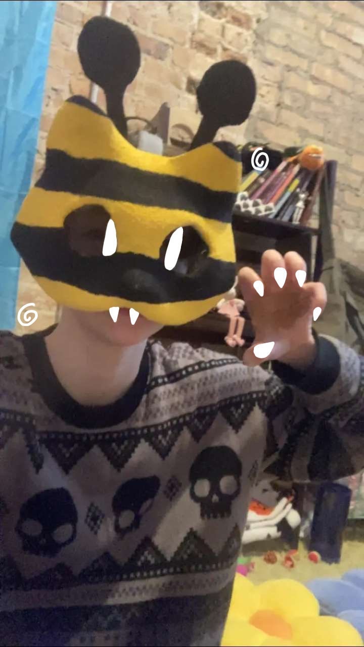 NEED GONE Bee Therian Mask - Etsy