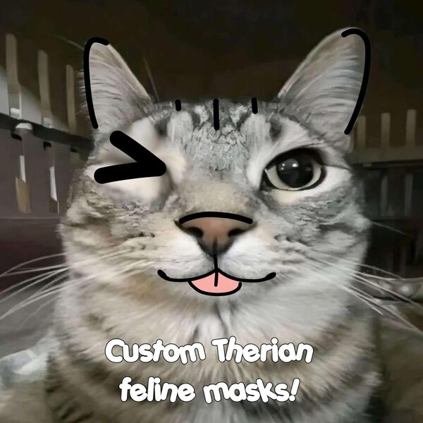 Bobcat Therian Mask - Etsy