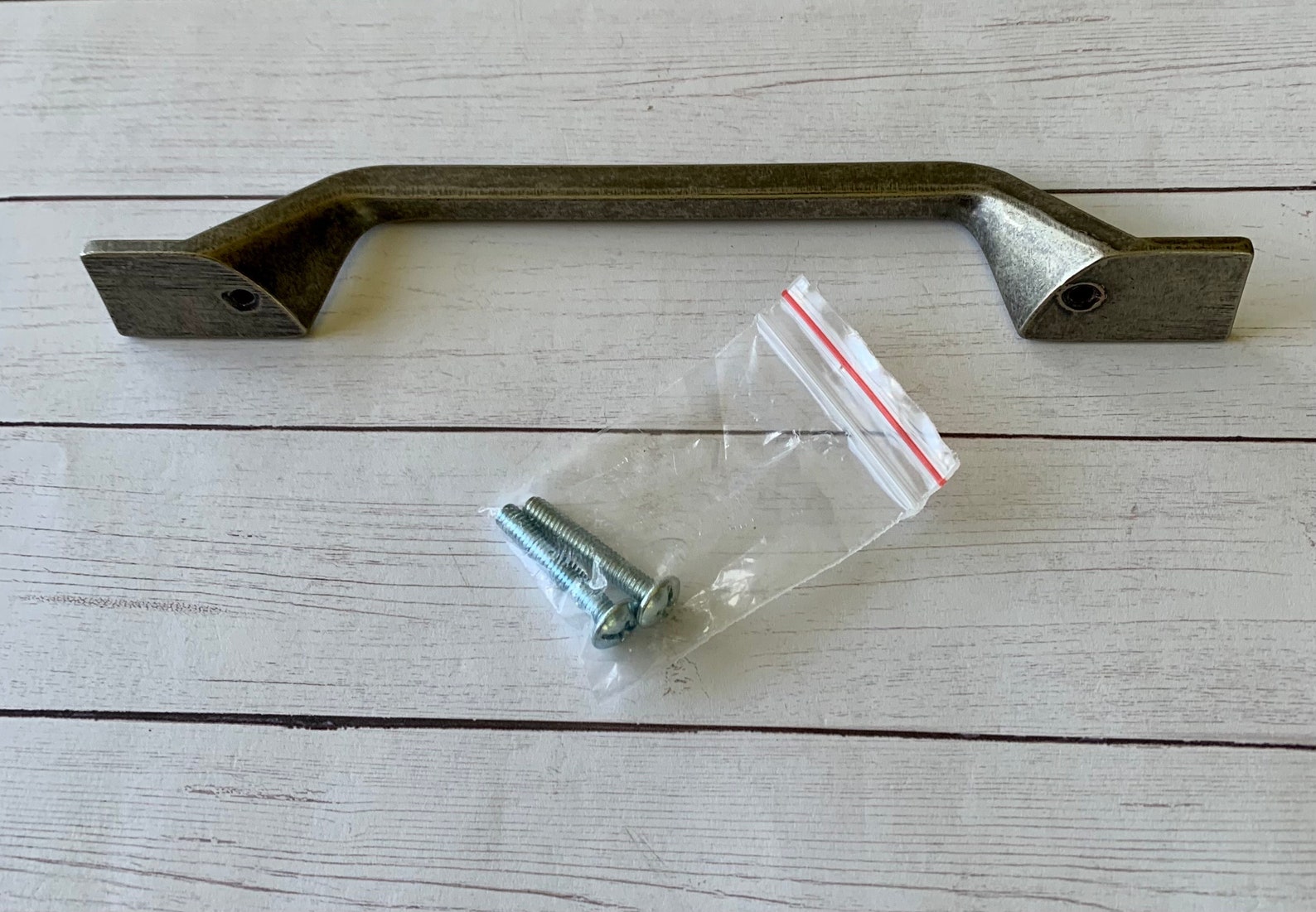 Brushed Nickel Metal Drawer Door Handle Pull . Pewter Color Handle for ...