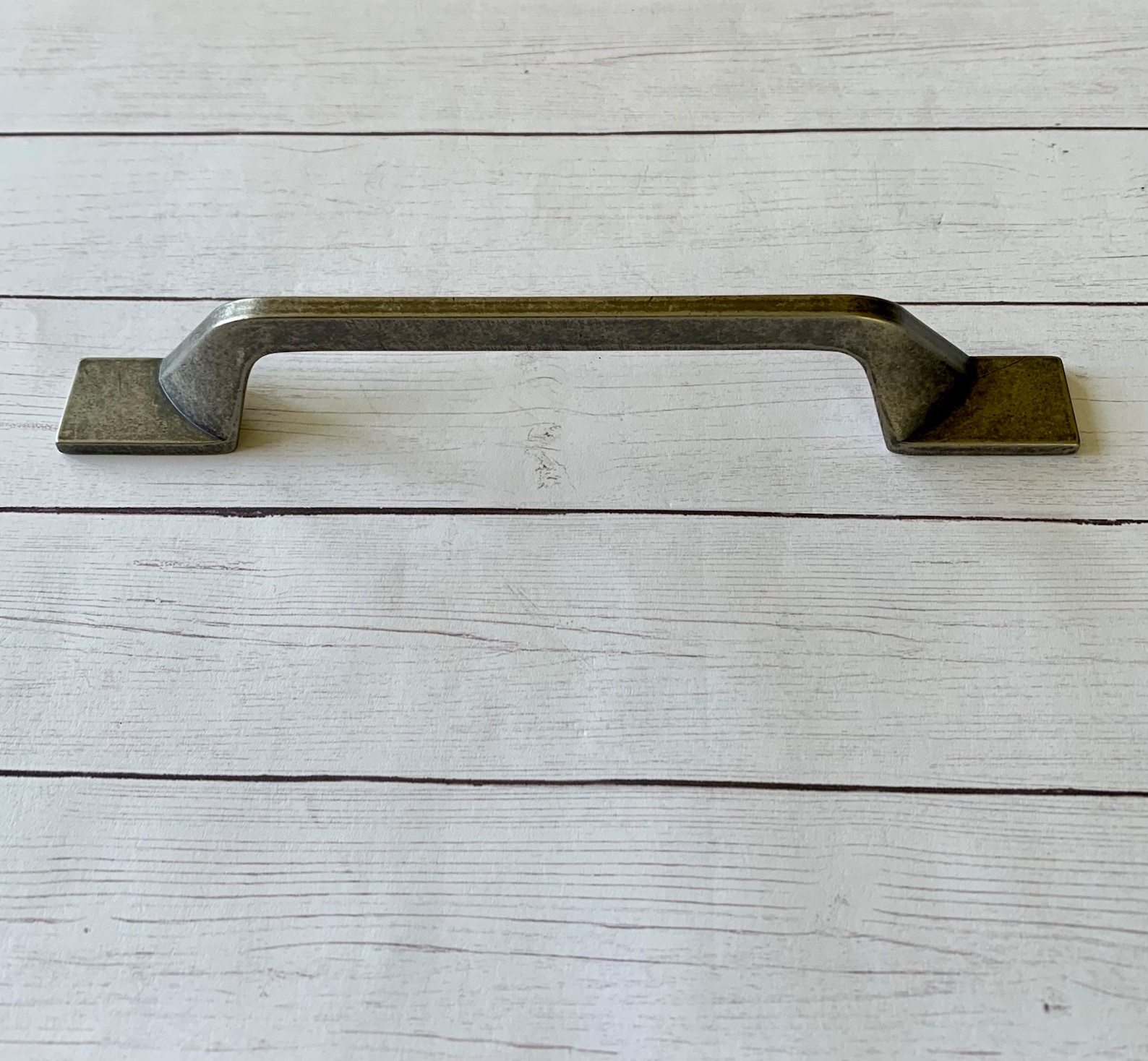 Brushed Nickel Metal Drawer Door Handle Pull . Pewter Color Handle for ...