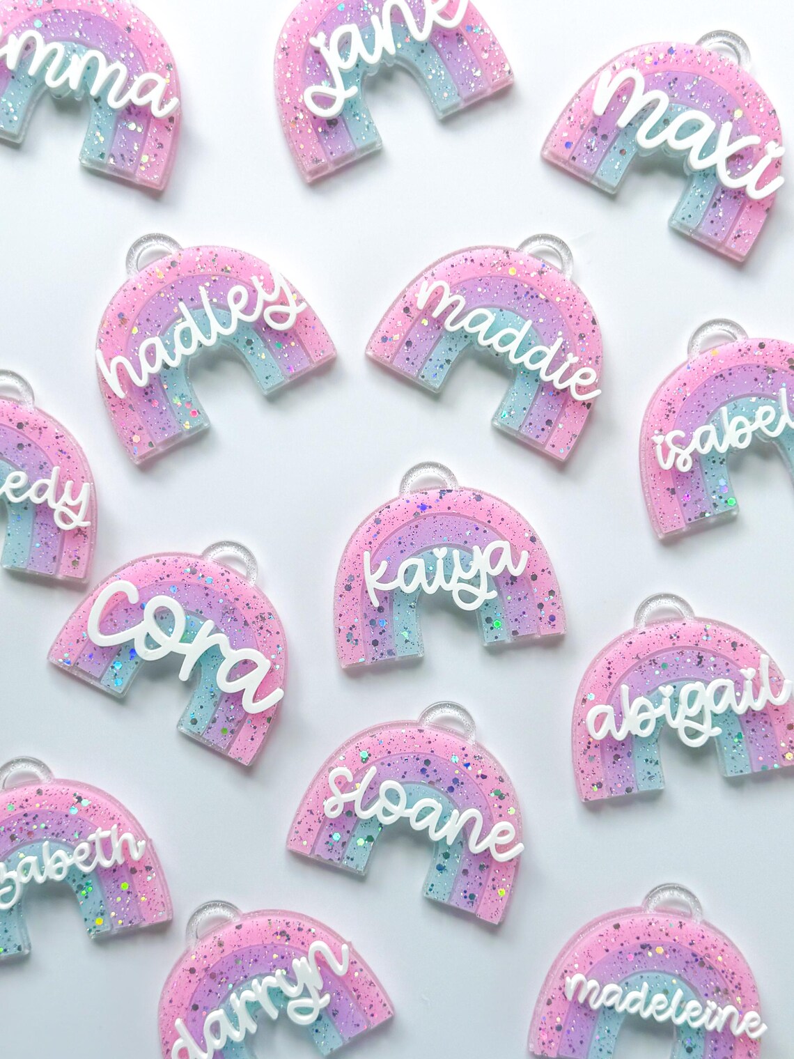 Name Keychain, Name Tag, Backpack Name Tag, Keychain, Bag Charms and ...
