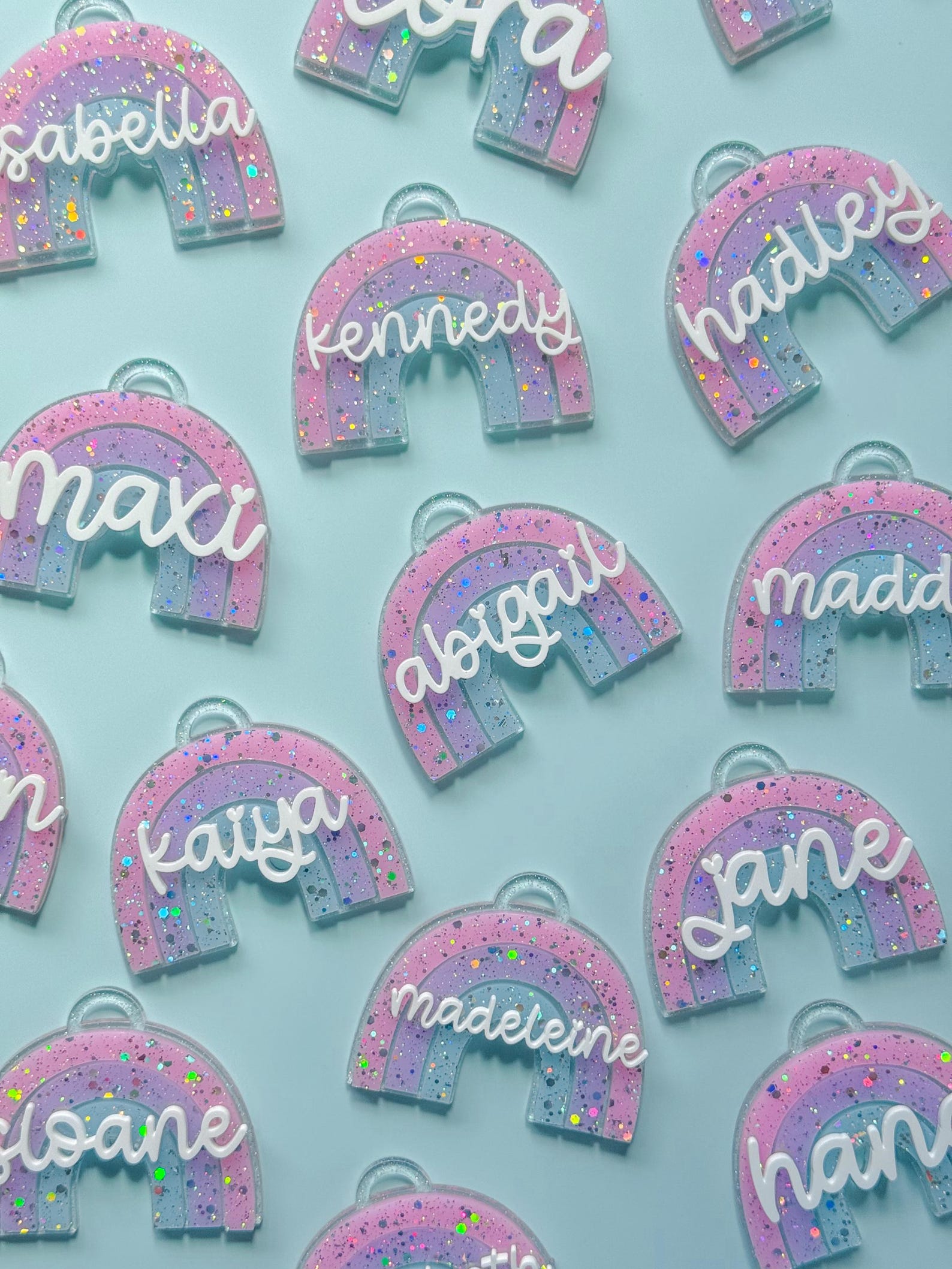 Name Keychain, Name Tag, Backpack Name Tag, Keychain, Bag Charms and ...