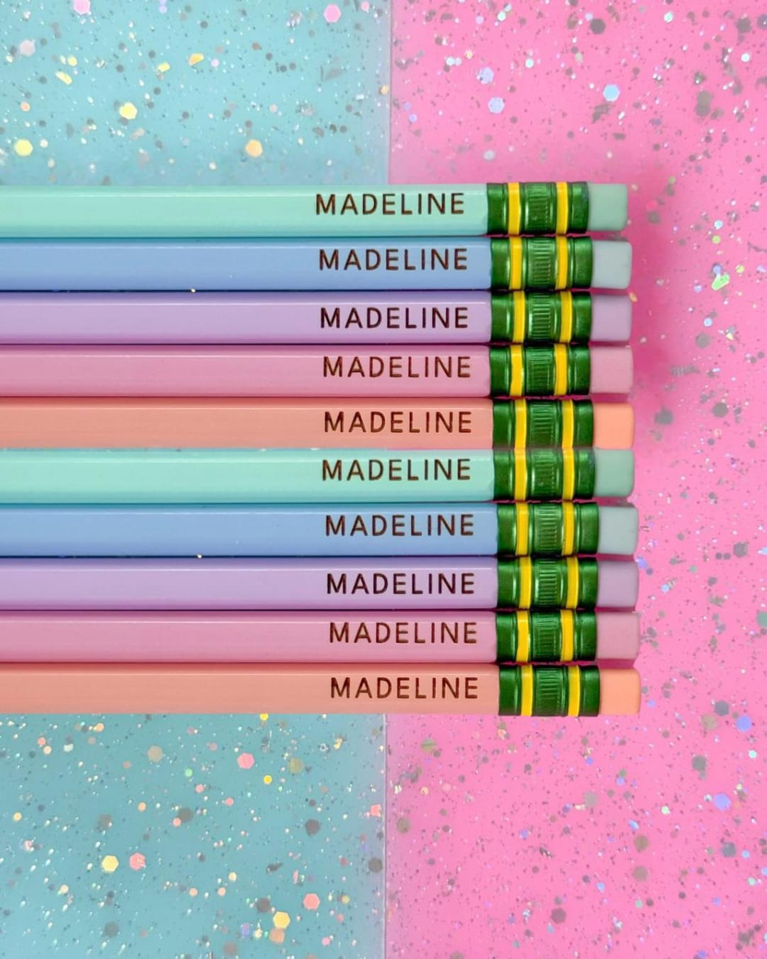 Personalized Laser Engraved Pencils, Custom Name Pencils for Students ...