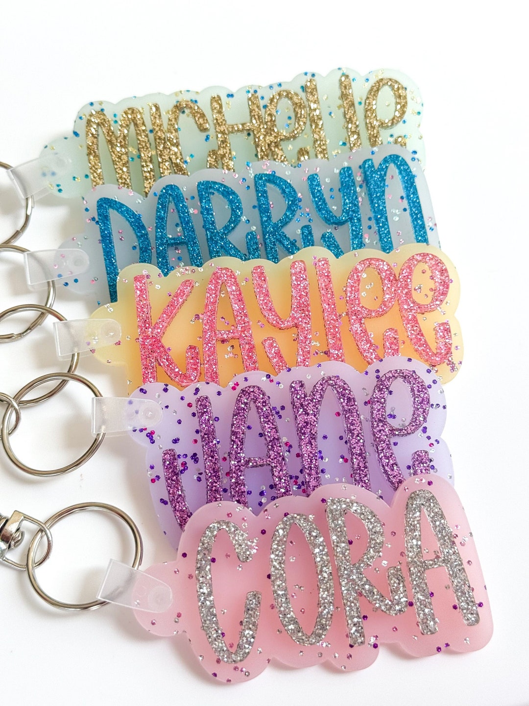 Backpack Name Tag | Acrylic Keychain | Personalized Acrylic Name Tag ...