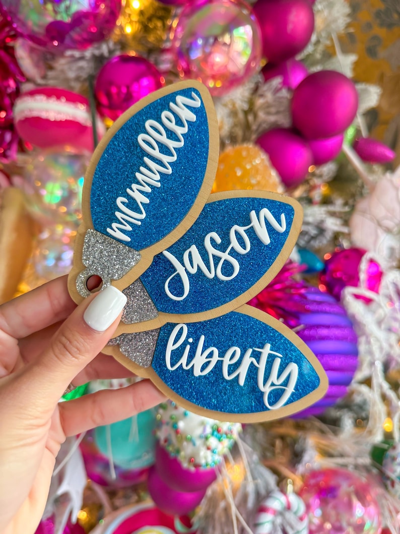 Christmas Tags Personalized Christmas Stocking Name Tags Christmas ...